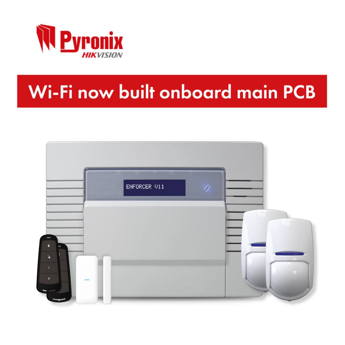 Enforcer 10, Pyronix Wireless Intruder Alarm Starter Kit with DIGI WIfi, (no bell module inc.)